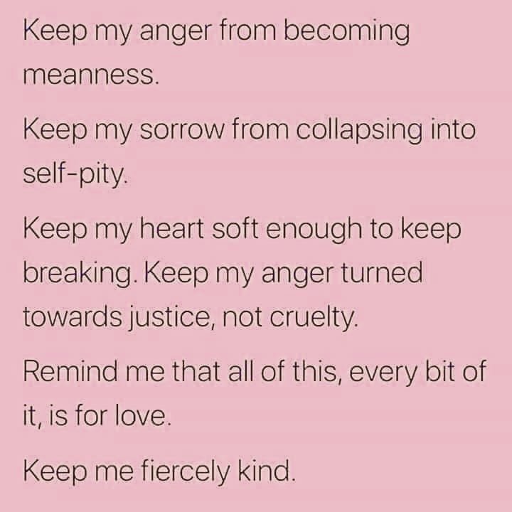 Resolving to be Fiercely Kind - Random Bits of Fascination