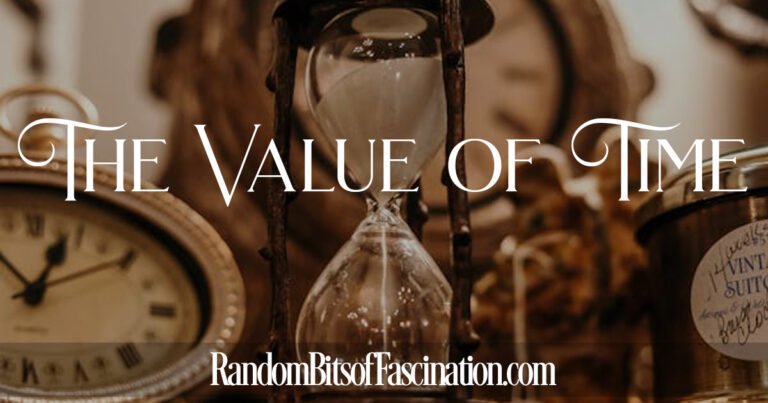 The Value of My Time - Random Bits of Fascination